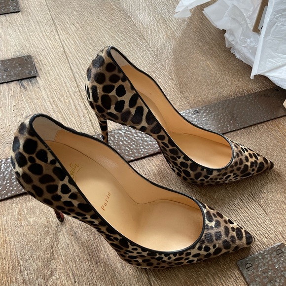 Christian Louboutin | Shoes | Nib Christian Louboutin Kate 0mm Pony ...